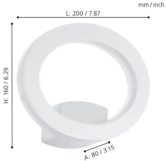 Eglo 96274 - LED venkovní nástěnné svítidlo EMOLLIO LED/10W/230V IP44