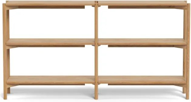 ACTONA Knihovna BRAIDWOOD dub 169x30 cm