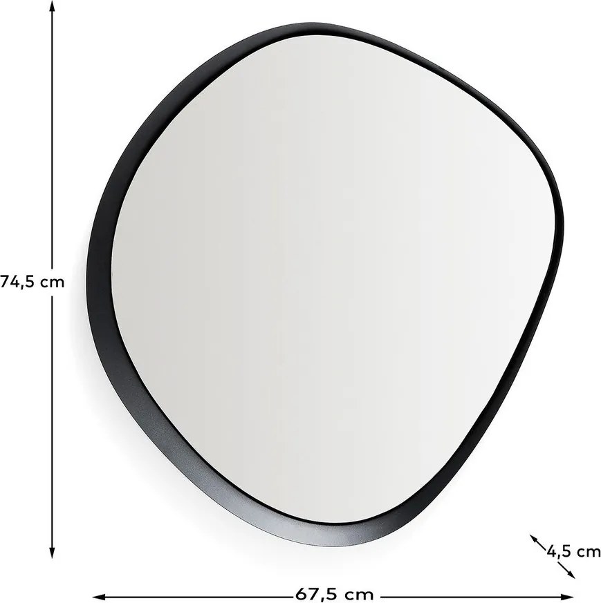 Nástěnné zrcadlo 67,5x74,5 cm Tebel – Kave Home