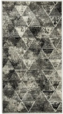 Koberce Breno Kusový koberec PHOENIX 3009 - 0255, Šedá, Vícebarevné, 80 x 150 cm
