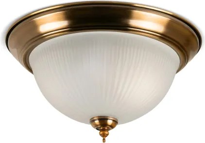 BRILAGI - Stropní svítidlo FRESCO 2xE27/40W/230V pr. 28 cm mosaz