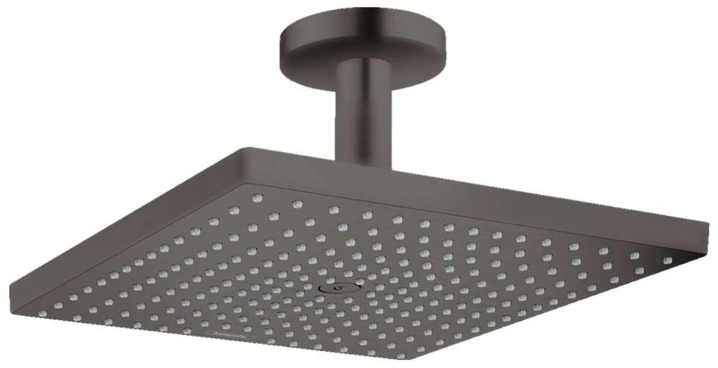 Hansgrohe Raindance E - Hlavová sprcha, 30x30 cm, EcoSmart, kartáčovaný černý chrom 26251340