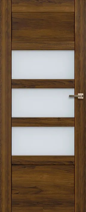 Interiérové dveře vasco doors BRAGA model B Průchozí rozměr: 70 x 197 cm, Orientace dveří: Levé dveře, Dekor: Dub riviera