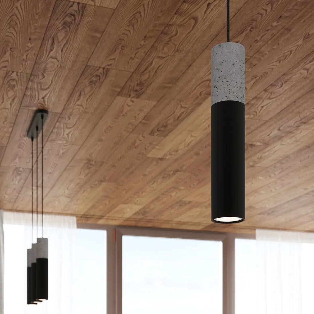 Sollux Lighting Závěsné svítidlo BORGIO 2 černé
