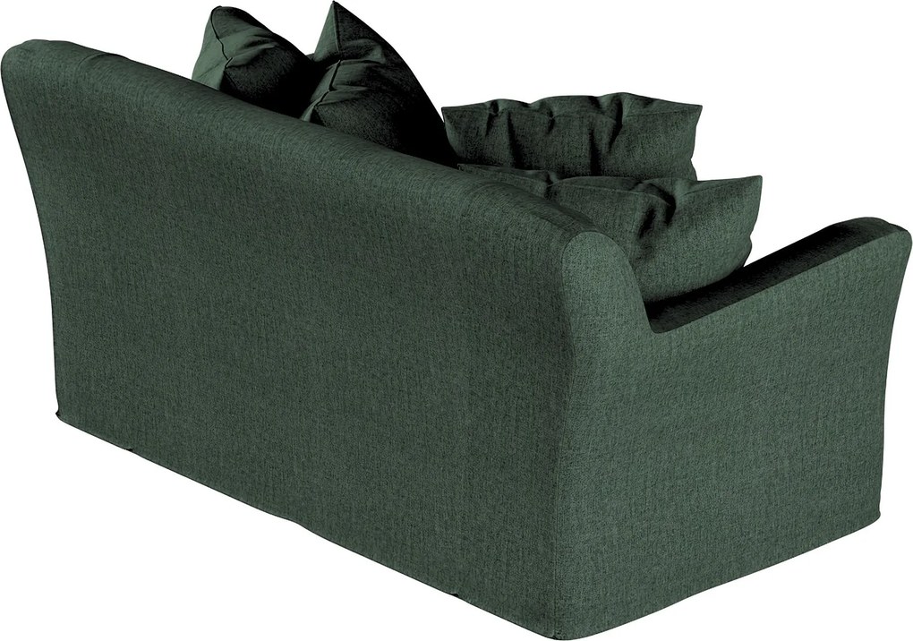 Potah na pohovku IKEA Tomelilla 2-místná nerozkládací barva zelená látka pletený vzor