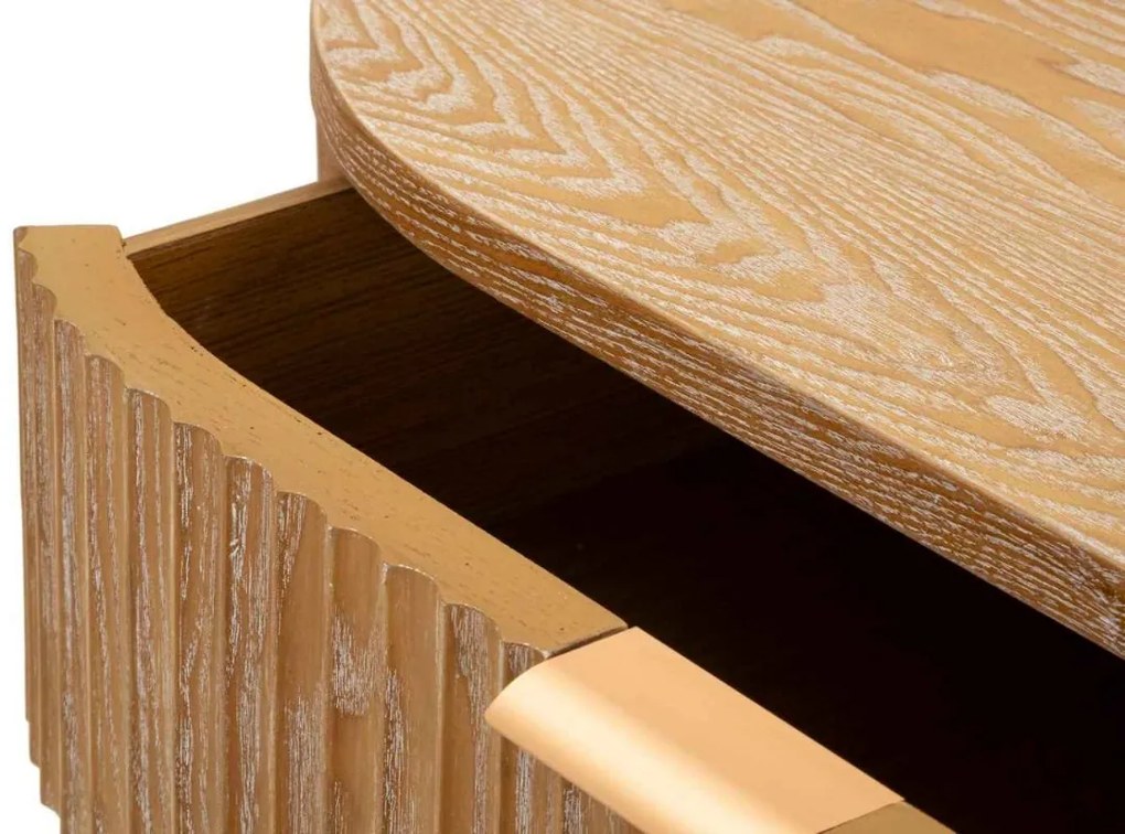 Designová komoda Jahzara 81 cm hnědá