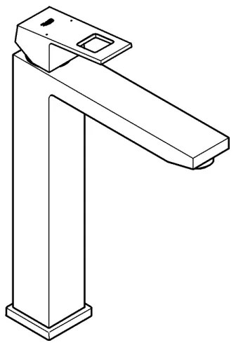 GROHE 23406AL0 - Umyvadlová baterie EUROCUBE velikost XL grafit