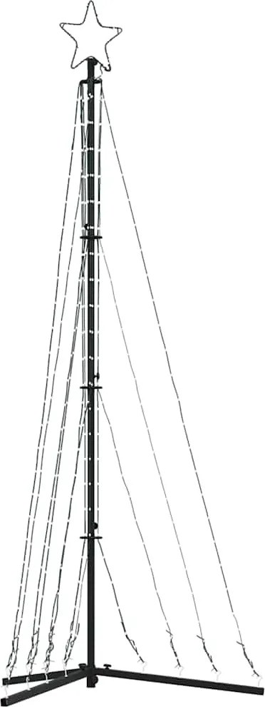 LED vánoční stromek 339 teple bílých LED 182 cm 3307645