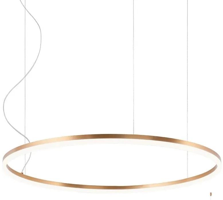 Redo Group 01-1713 Orbit direct, závěsné kruhové svítidlo, 55W LED 3000K, bronz, prům. 80cm