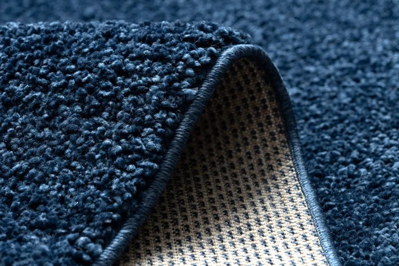 Dywany Łuszczów, Kusový koberec Berber 9000 navy, 240x330, modrá, obývací pokoj