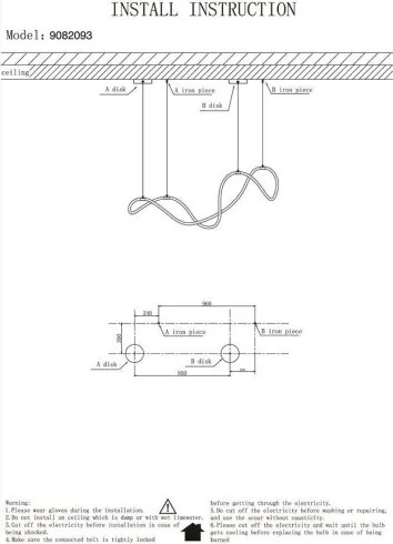 Závěsné LED svítidlo NOVA LUCE CERELIA 57W 3000K 9082093