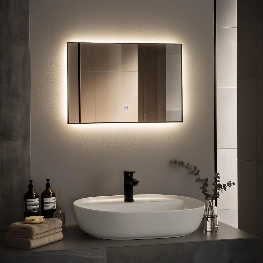 Brilagi -LED Koupel. zrcadlo SUELLO LED/20W/230V 40x60 cm IP44 CRI 90 stm. + CCT