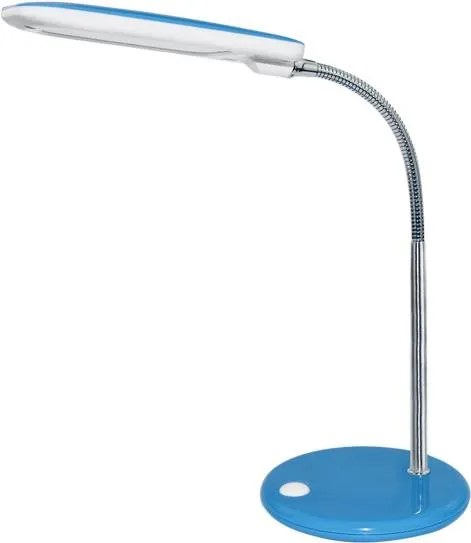 Stolní lampa led stolní lampička s vypínačem baz 5w/230v/4000k/340lm/120°/ip20, modrá