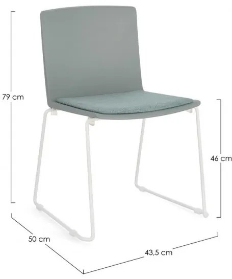 BIZZOTTO Jídelní židle GIULIA zelená 0733441
