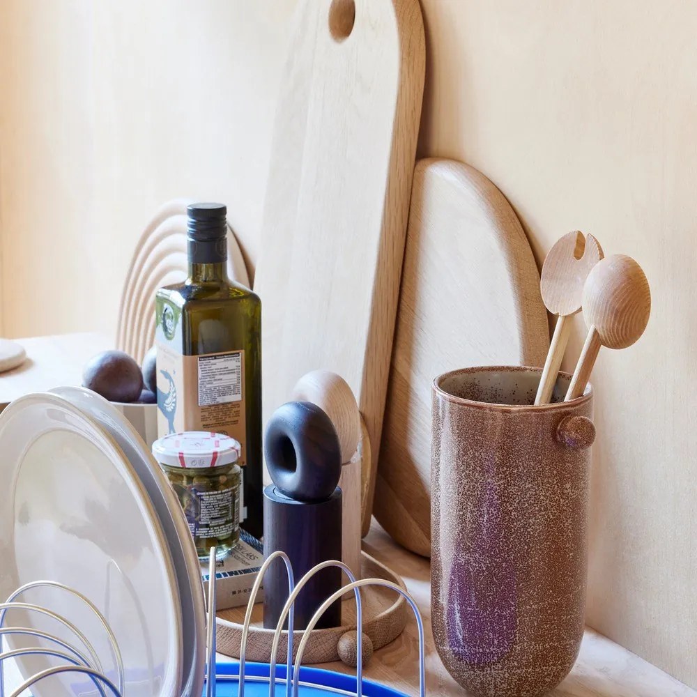 Kovový odkapávač ve stříbrné barvě 31x15,5 cm – OYOY Living Design