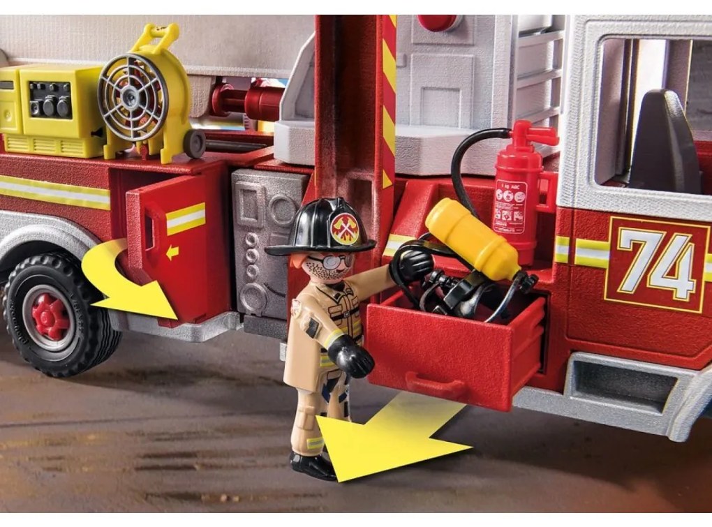 Playmobil Playmobil 70935 Hasičské auto: US Tower Ladder