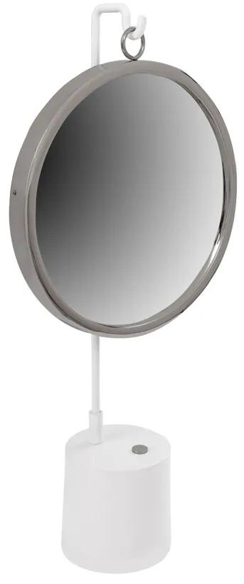 Kayoom Stolní zrcadlo Eleganca 225 Bílá / Stříbrná