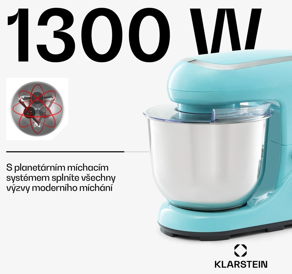 Klarstein Bella Pico 2G, kuchyňský robot, 1300 W, 1,6 HP, 6 stupňů, 5 l