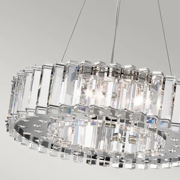 Kichler KL-CRYSTAL-SKYE8 - LED Koupelnový lustr CRYSTAL SKYE 8xG9/3W/230V IP44