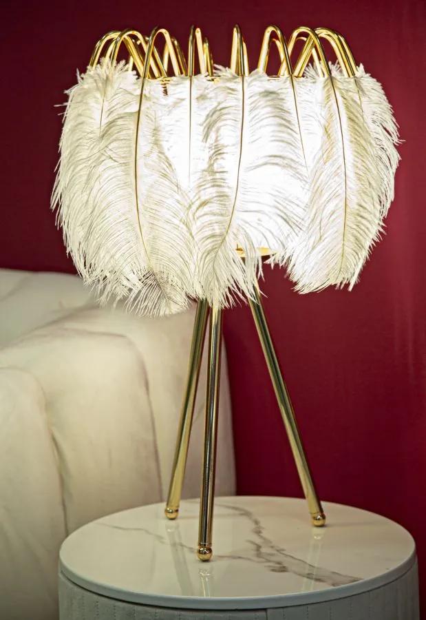 Mauro Ferretti Stolní lampa FEATHER STAND 40X60 cm