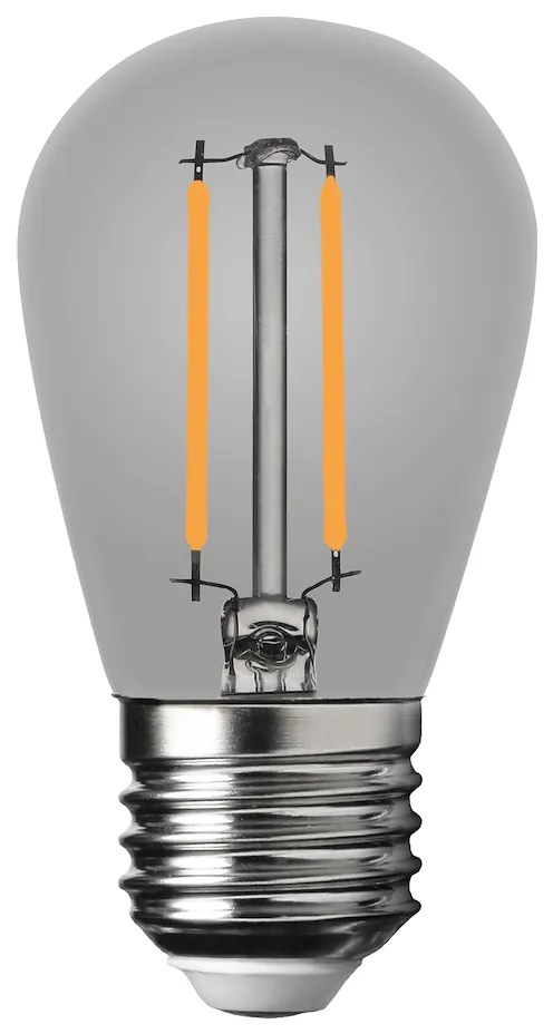 Dekorační LED žárovka E27 teplá 2700k 1w 50 lm smoked