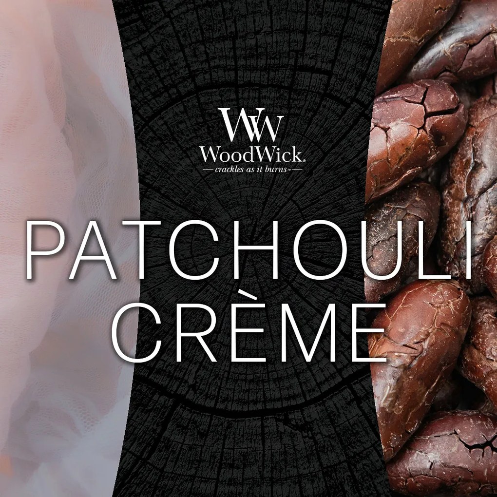 WoodWick svíčka Patchouli Crème Velikost: střední 275 g
