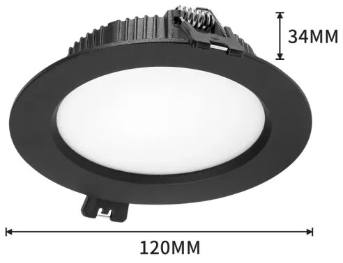 Immax NEO 07296L - LED Stm. podhl. sv. DOWN LED/12W/230V Wi-Fi pr. 12 cm černá
