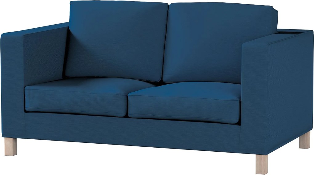 Potah na pohovku IKEA  Karlanda 2-místná, krátký barva tmavě modrá