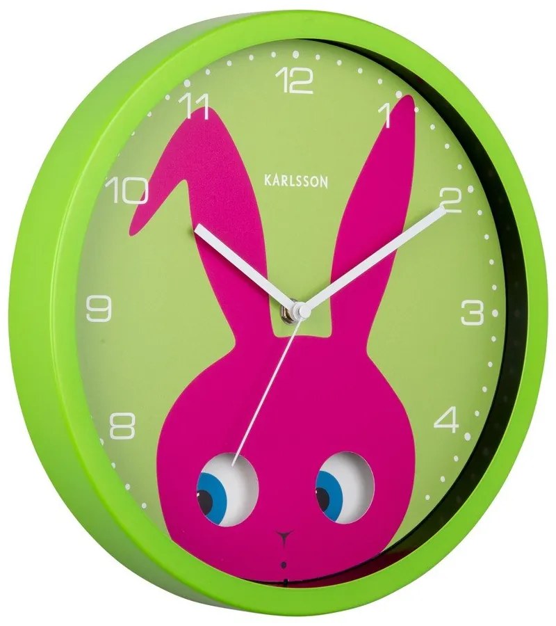 Dětské hodiny ø 31 cm Peekaboo Bunny – Karlsson