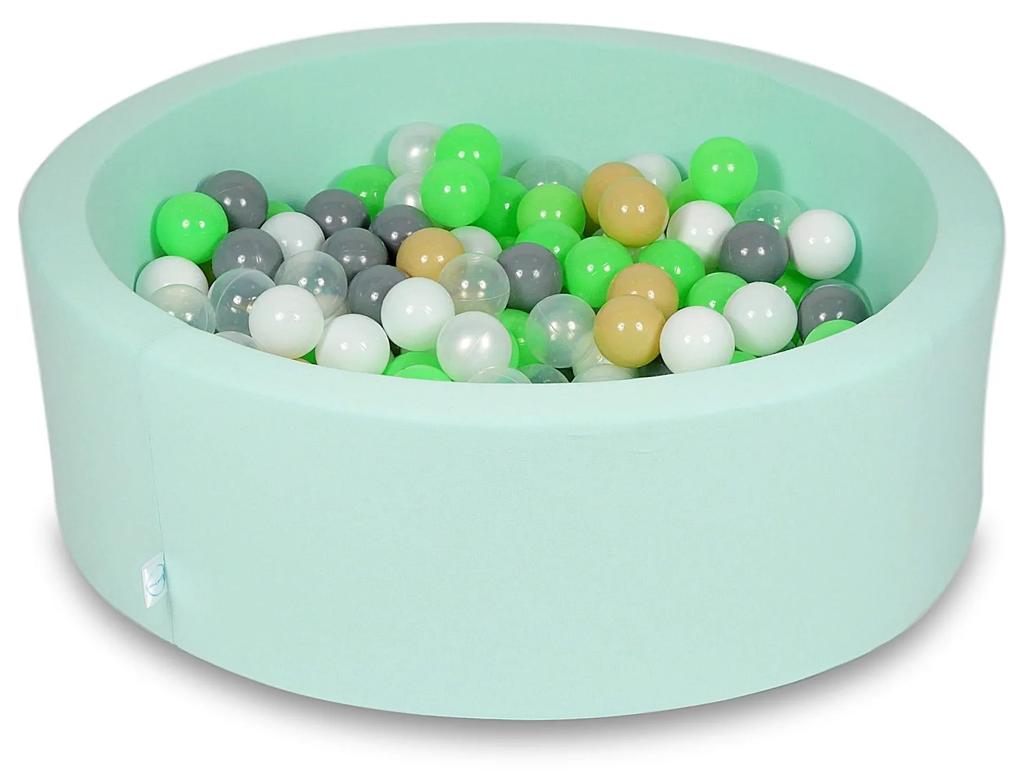 Suchý kulatý bazének s míčky XXL VELVET (pol.130 cm), různé barvy
