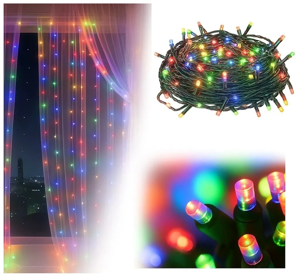 Vánoční světýlka vnitřní multicolor 1000 LED