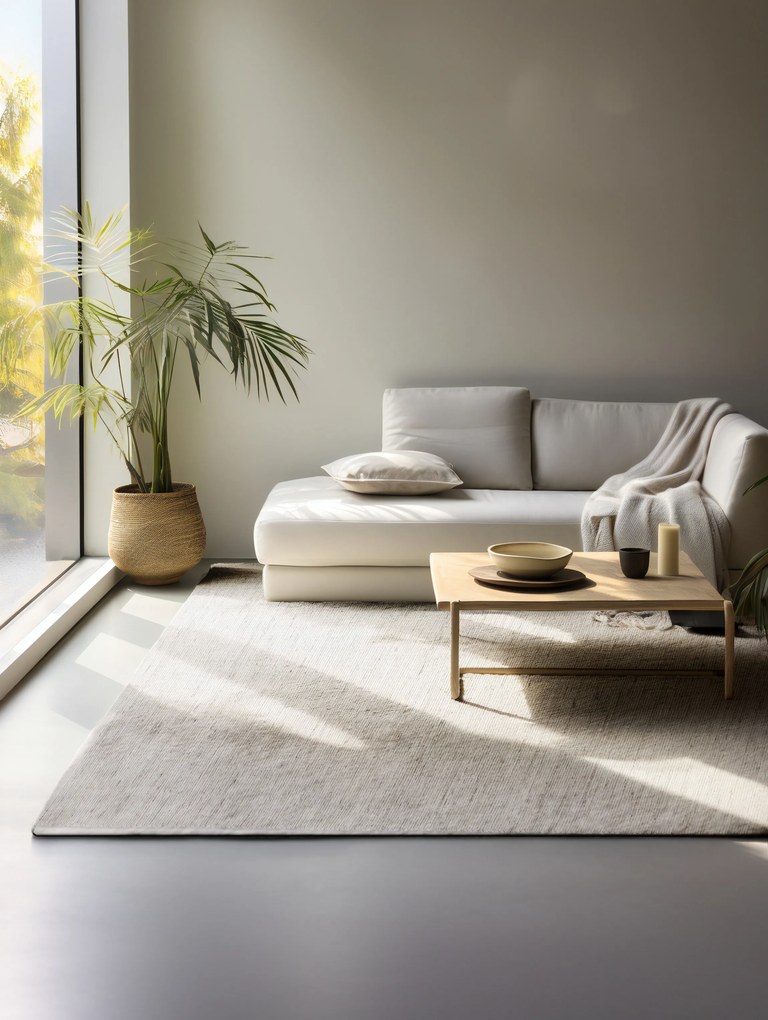 Hanse Home, Kusový koberec Handloom 105960 Dhaka Ivory White, 190x280, bílá, chodba / předsíň