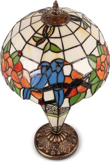 BRILAGI - Tiffany vitrážová stolní lampa JUNGLE 1xE27/60W/230V + 1xE14/40W