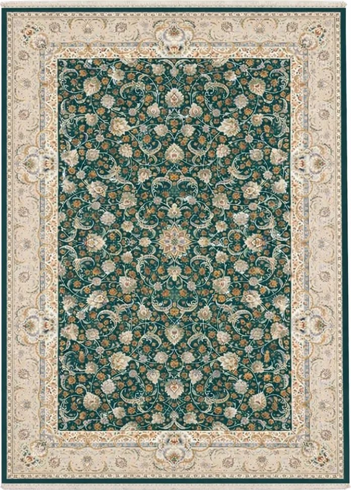 BE Koberec Sultan 1200 Cyan - vícebarevný obdélníkový Rozměr: 150x225 cm