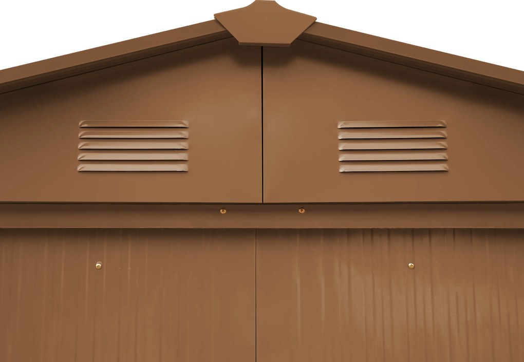 Zahradní domek BestBerg ZDB-2D / 2,5 m² / 194 x 131 x 184 cm / dekor dřevo/hnědá