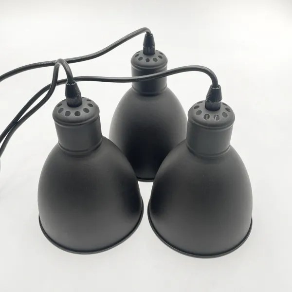 Brilagi - LED Lustr na lanku RIDDY 3xE27/60W/230V černá