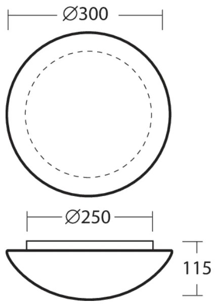 Náhradní stínidlo z triplexového skla pro Osmont Aura 8
