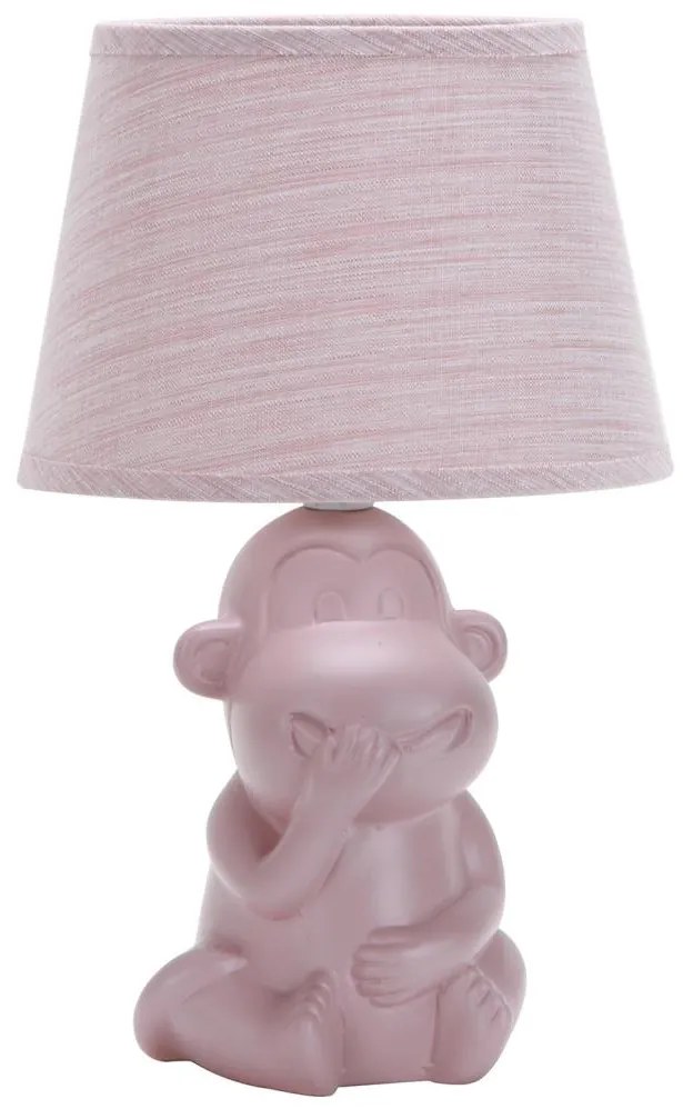 ONLI - Stolní lampa MONKEY 1xE14/6W/230V růžová