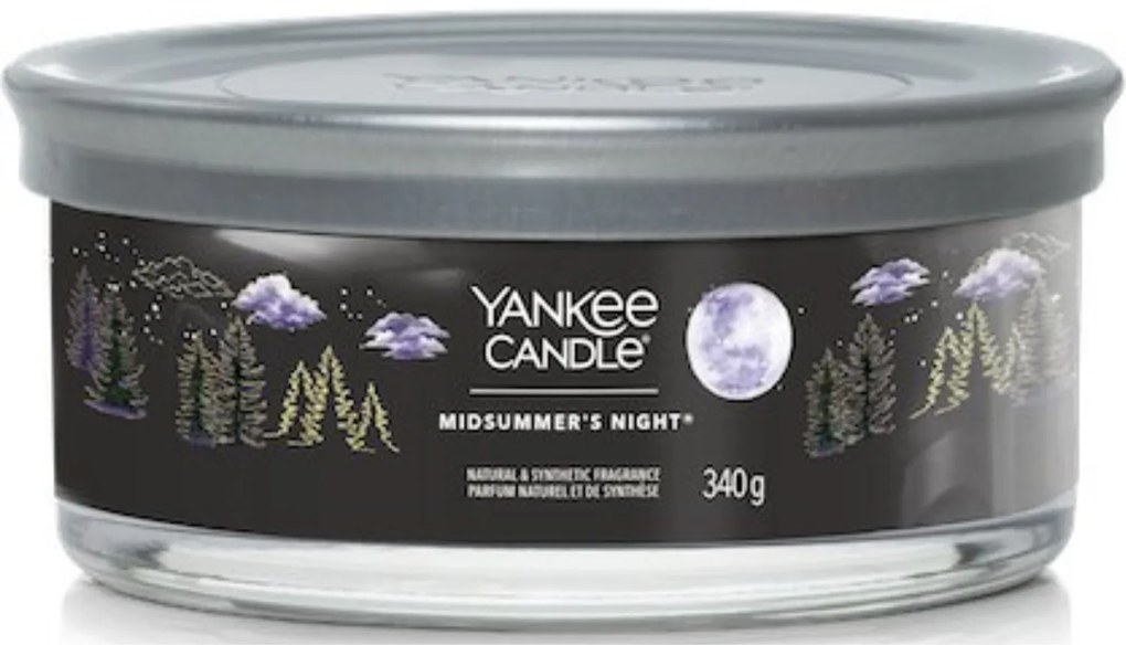 Yankee Candle vonná svíčka Signature Tumbler 5 knotů Midsummer’s Night 340g