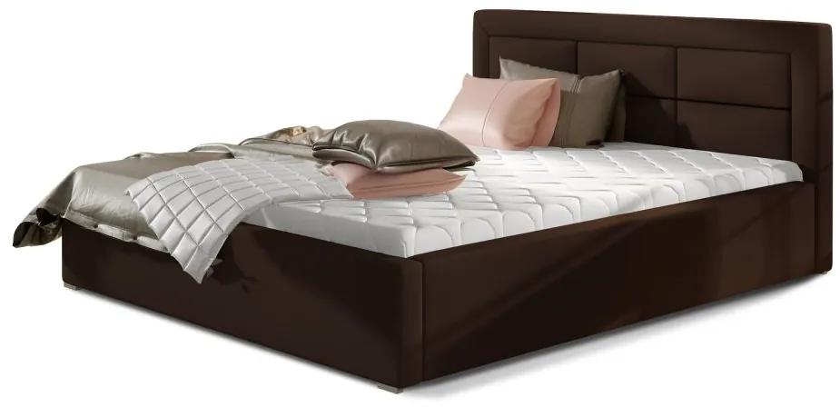 Čalouněná postel ROSANO - Soft 66 - 140x200cm - Dřevo