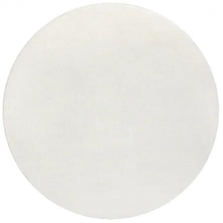 koberec kulatý SOFTY Jednotný, Jednobarevný, krémová velikost kruh 200 cm | krásné koberce cz