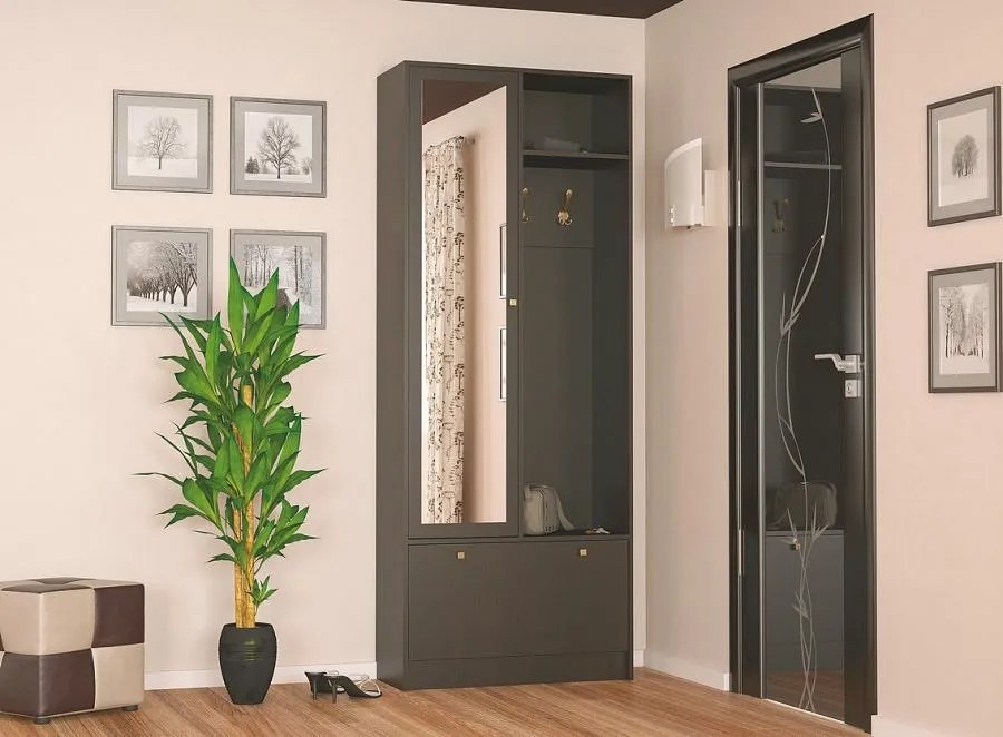 Casarredo - Komfort nábytek Předsíňová stěna PALERMO wenge tmavý