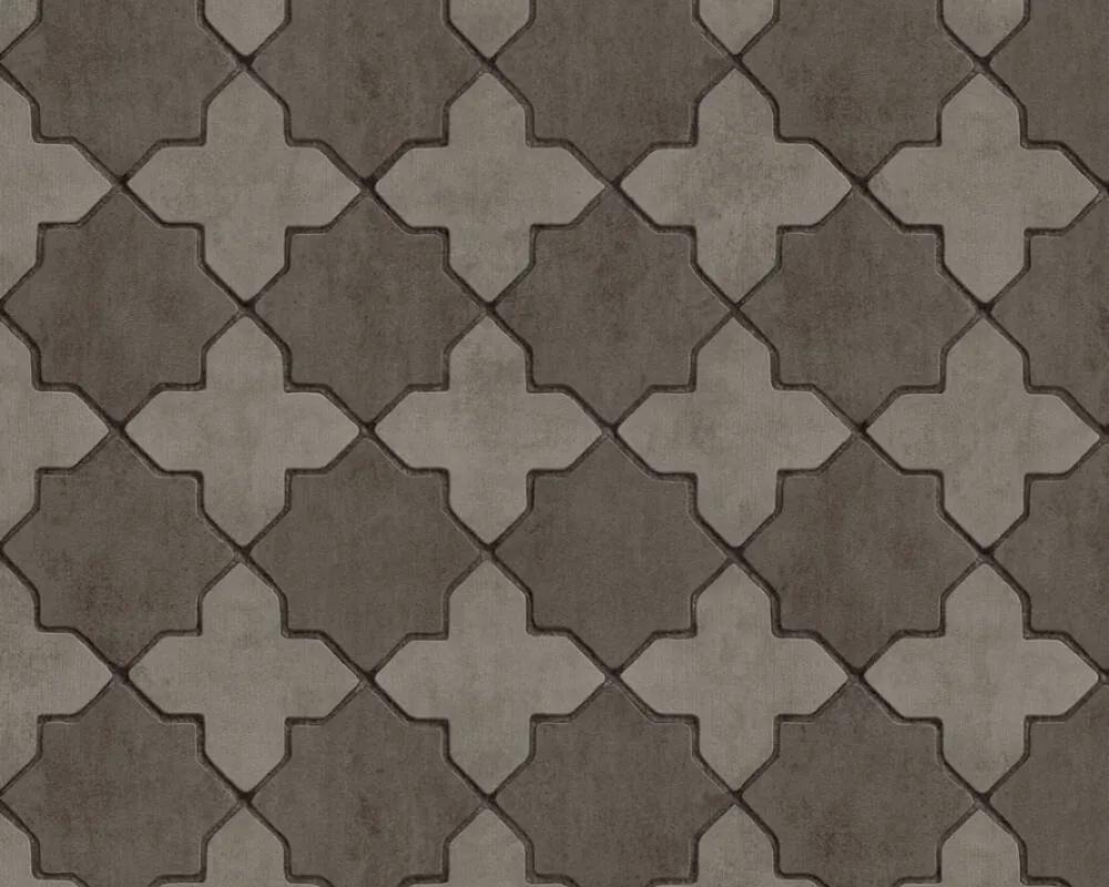 Vliesová tapeta 374213 černá, šedá, geometrická / Tapety na zeď 37421-3 New Walls (0,53 x 10,05 m) A.S.Création