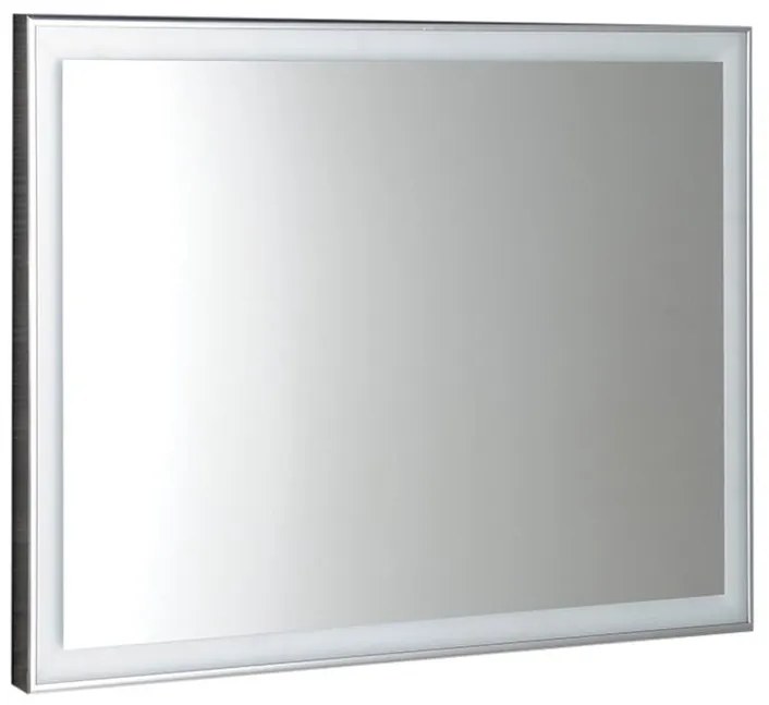 LUMINAR zrcadlo v rámu s LED osvětlením 700x500mm, chrom (NL556) SAPHO