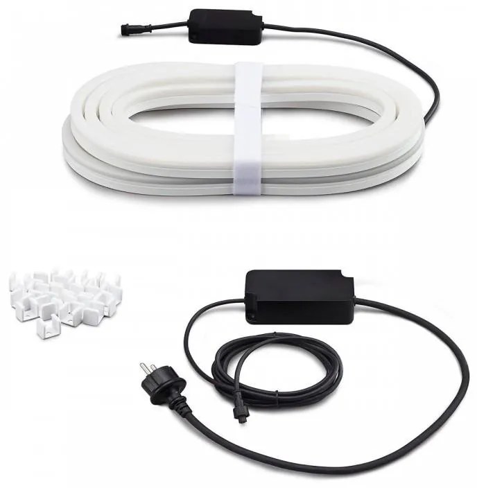 PH 8718699709853 Hue Bluetooth VENKOVNÍ LED PÁSEK 37,5W 2000-6500K IP67, 16 mil. barev, 5m+adaptér - PHILIPS (929002289102)