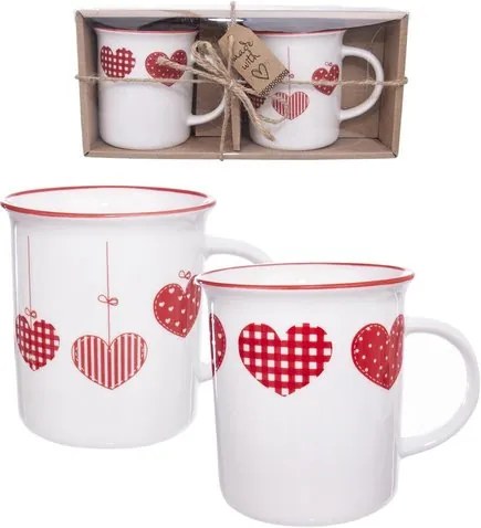 Orion Porcelánový hrnek Home Love 2 x 350 ml