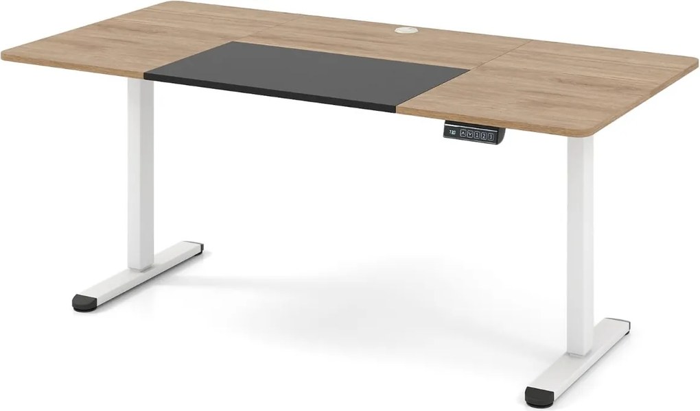 Costway Elektrický stojánek výškově nastavitelný stůl ergonomický stojánek