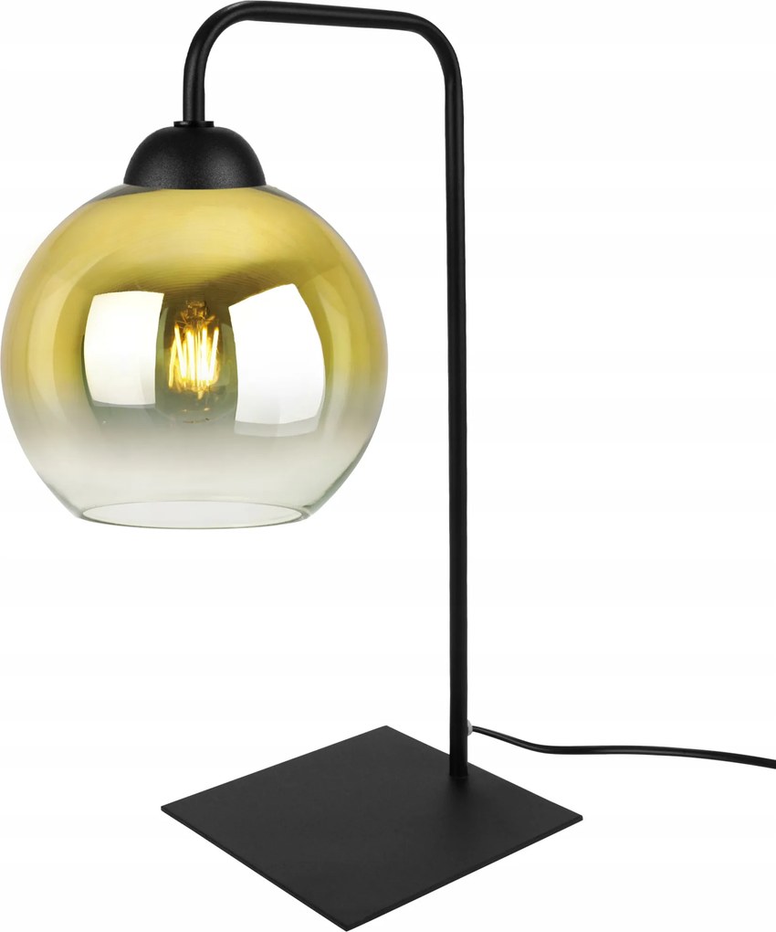 Stolní Noční Lampa Zlaté Led Stínidlo 15 CM