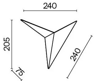 Maytoni C808WL-L3B - LED Nástěnné svítidlo TRAME LED/3W/230V černá