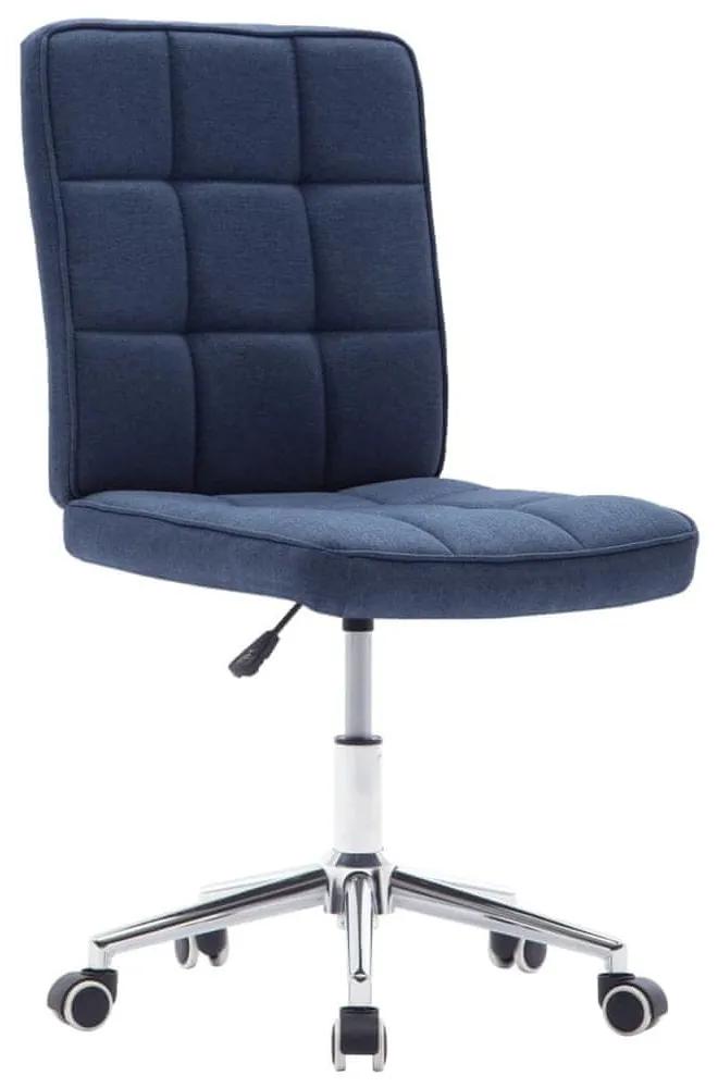 Petromila Jídelní židle 6 ks modré textil